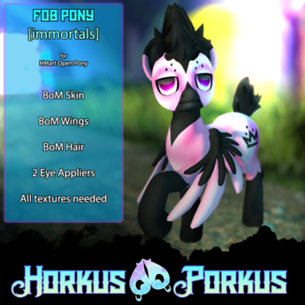 Second Life Marketplace - [HkPk] FOB for HMart OP - Immortals